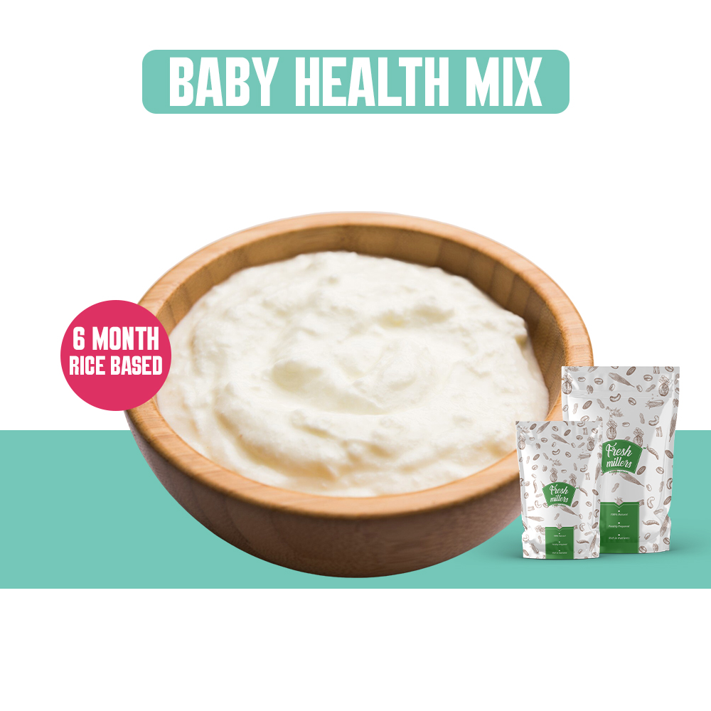 BABY HEALTH MIX 6 Month – Rice Based – Fresh Millers